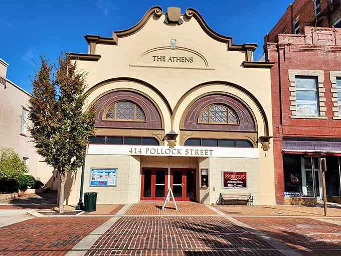 The Athens Theatre on Pollock Street proves that downtown buildings can have both character and excellent bone structure.