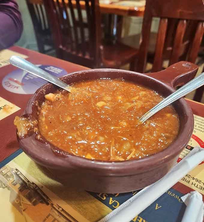 Burgoo in its natural habitat: thick, hearty, and ready to warm your Kentucky soul.