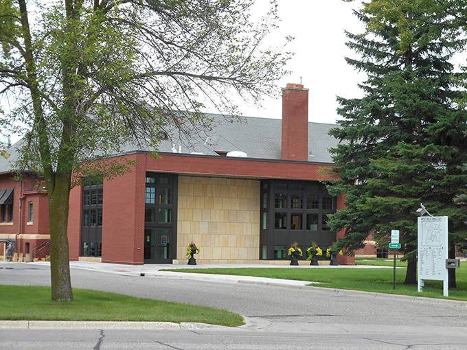 The Arts Center stands as testament to Owatonna's commitment to culture, where brick and creativity merge to nurture the community's artistic soul.