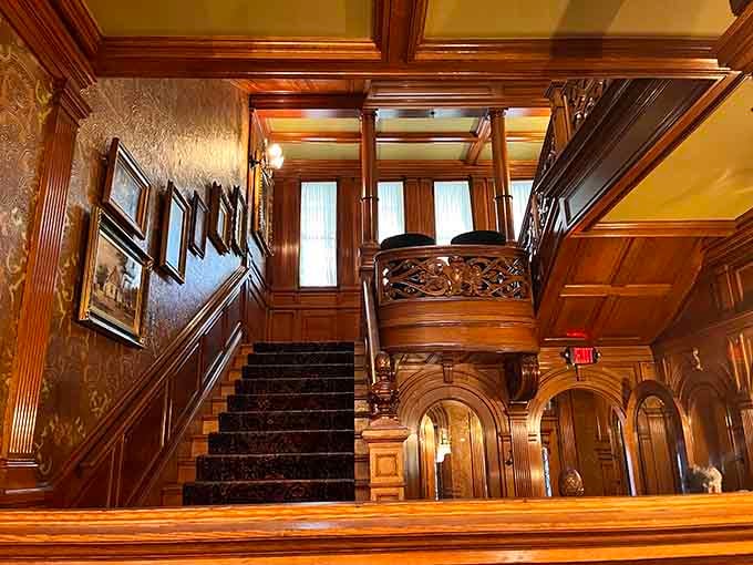 Stairs so grand you'll instinctively want to descend them in slow motion while an orchestra plays.