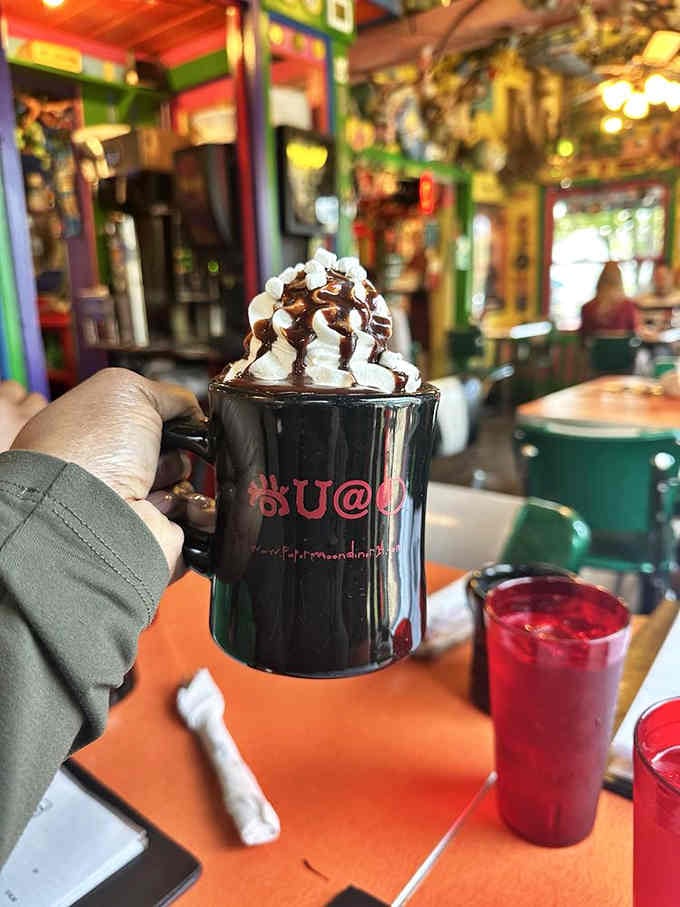 Hot chocolate this decadent makes you wonder why anyone bothers with the regular stuff at home anymore.