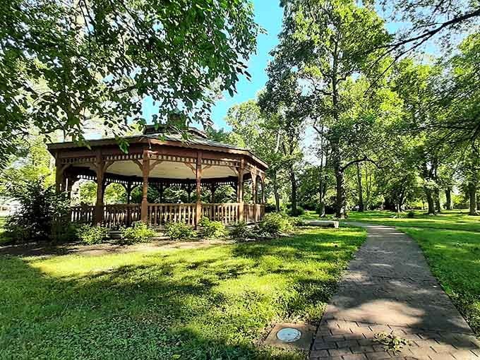 Schwartz Park's gazebo has witnessed more genuine community moments than any social media platform ever will.
