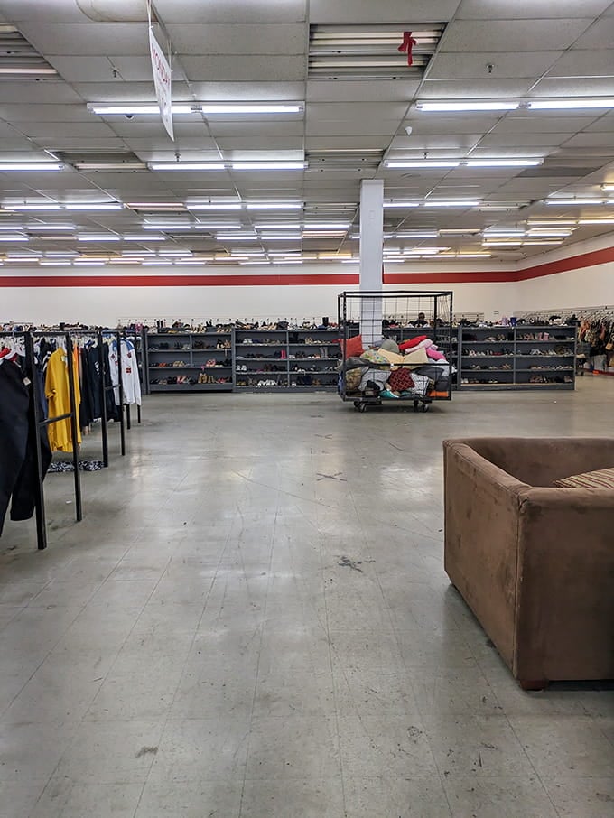 The view from here looks like retail therapy without the therapy bills that usually follow shopping sprees.