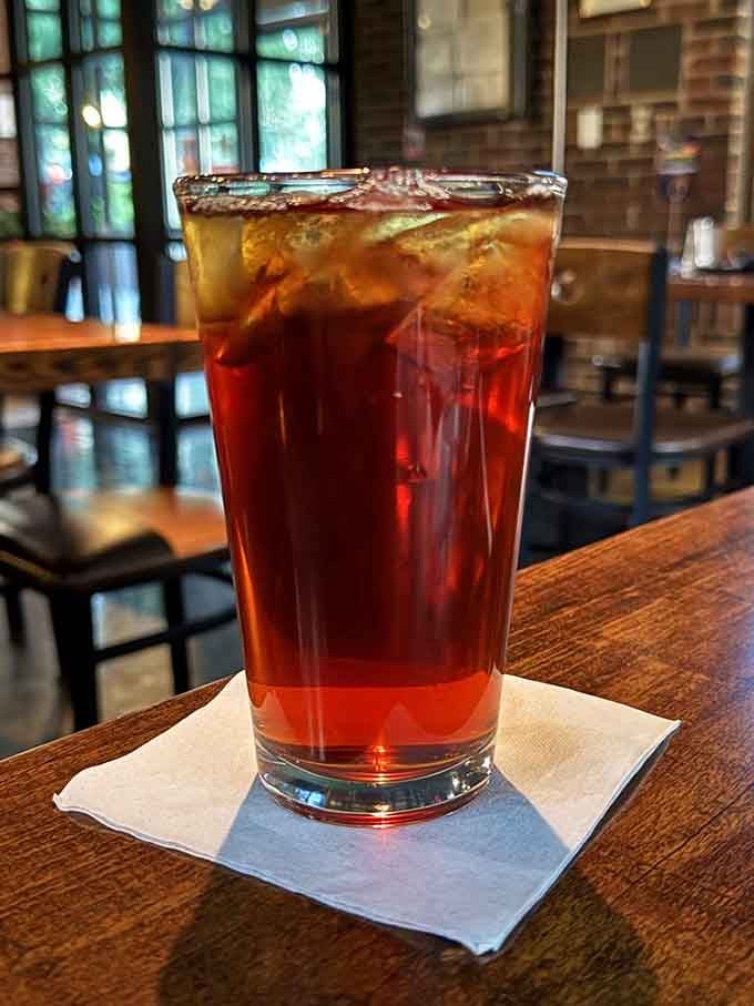 Sweet tea so perfectly balanced it could teach a yoga class about finding your center point.