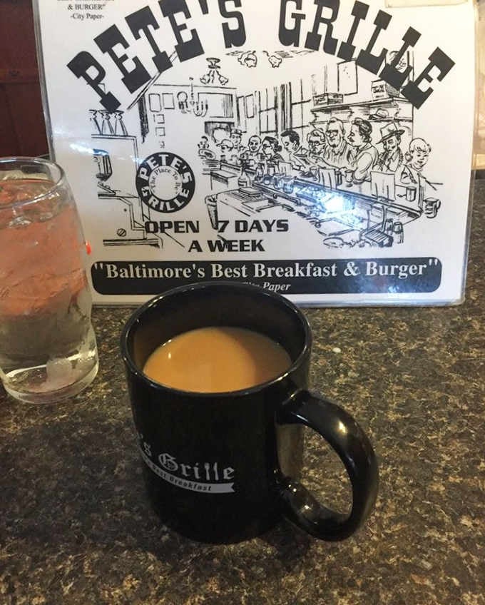 Fresh coffee and a promise of Baltimore's best breakfast, the morning motivation you've been searching for all along.