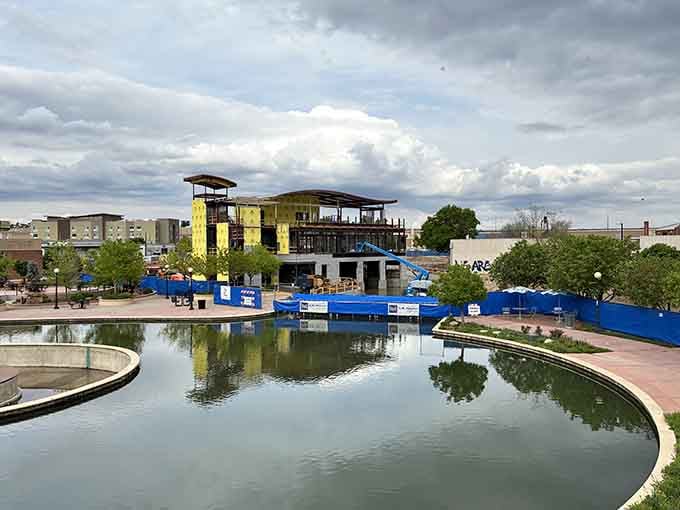 Dramatic skies reflect in calm waters, reminding us that Mother Nature enjoys showing off occasionally too.