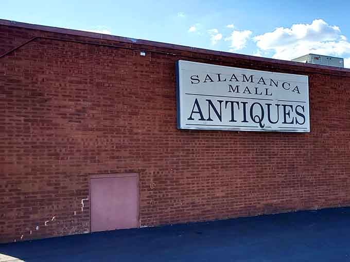 Simple signage on honest brick tells you everything you need to know without any marketing department nonsense involved.