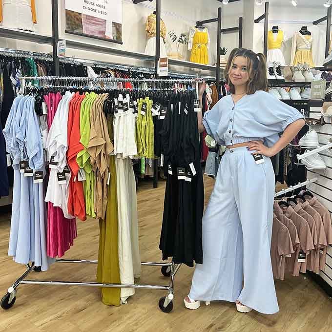 Fashion finds its perfect match as this shopper discovers the joy of secondhand style that looks anything but second-rate.