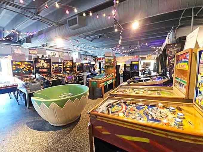 The arcade stretches on forever, each corner revealing another treasure from gaming's golden age waiting.