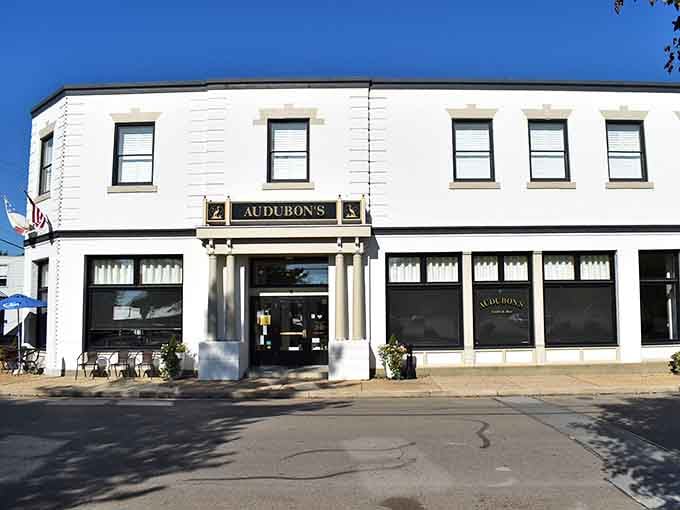 Audubon's sits pretty in a building that remembers when Missouri was still considered the frontier.