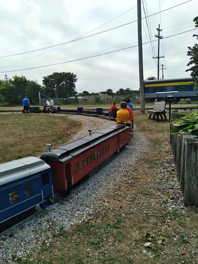 Kids can ride miniature trains around the grounds, creating memories that'll last longer than any video game ever could.
