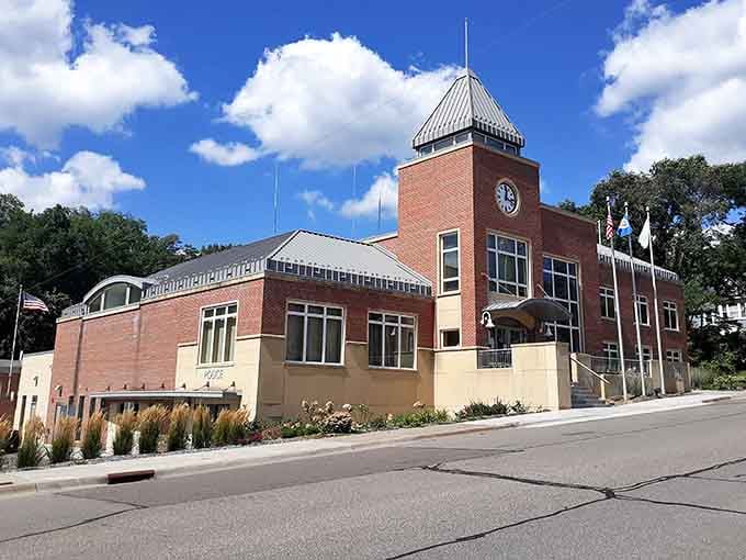 That distinctive tower marks City Hall, a building that takes its civic duty seriously while maintaining architectural charm and character.