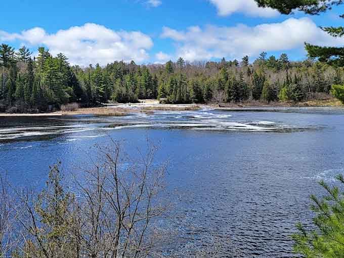 Standing at the edge, you realize 50,000 gallons per second is seriously impressive water pressure.