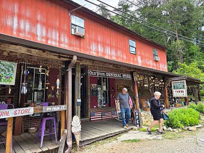 The General Store is exactly what you hope to find in a mountain town, complete with front porch.