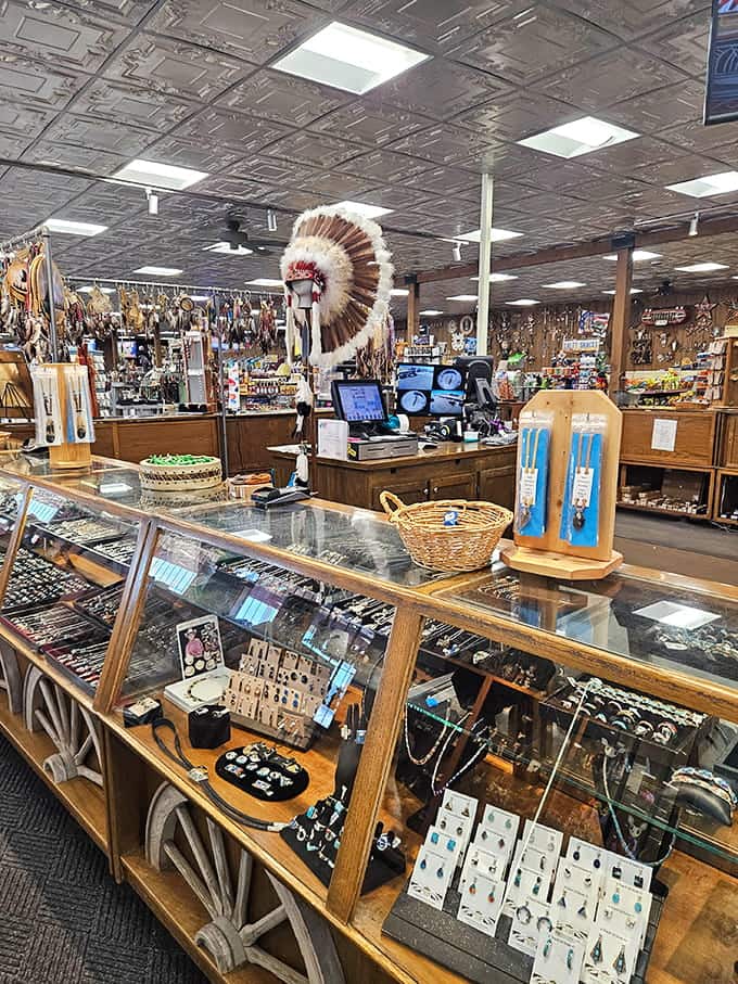 The gift shop overflows with treasures that'll make you forget you came for The Thing, not turquoise jewelry.