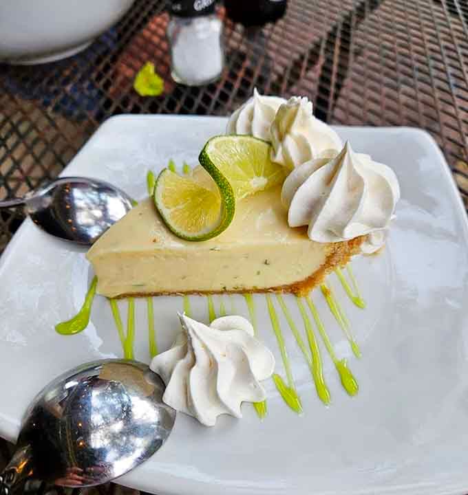 Key lime pie so perfect it should come with a warning label about becoming emotionally attached to dessert.