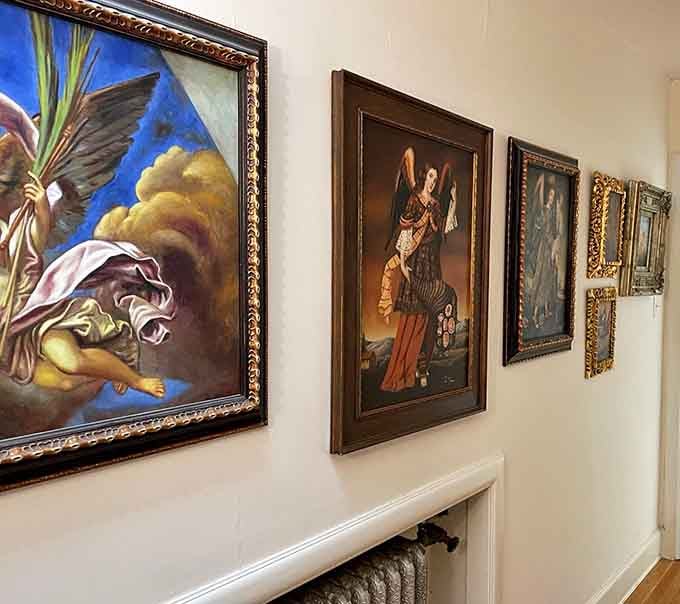 Art collections that transform hallways into galleries &ndash; suddenly your refrigerator magnets seem less impressive by comparison.