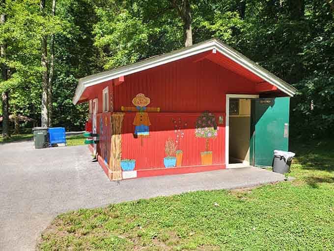 Even the facilities get the whimsical treatment here, proving that attention to detail makes all the difference.