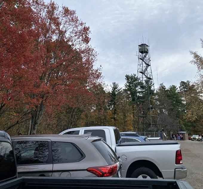 Where adventure begins and cell service ends. This fire tower stands like a sentinel, promising views that no Instagram filter could improve.