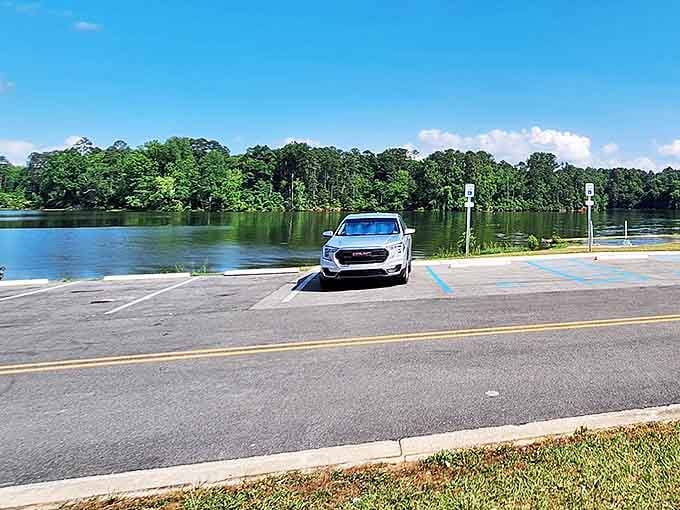 Convenient parking with a million-dollar view. At Joe Wheeler, even the practical aspects come with a side of spectacular scenery.
