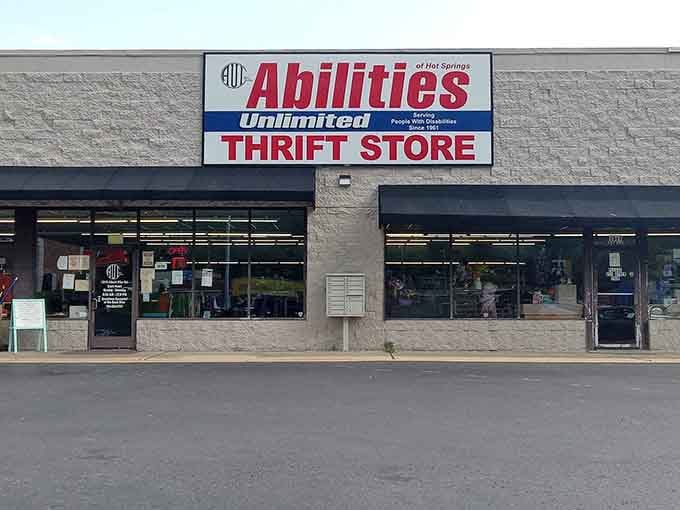 Professional storefront design shows that quality thrift shopping comes in all shapes and sizes.