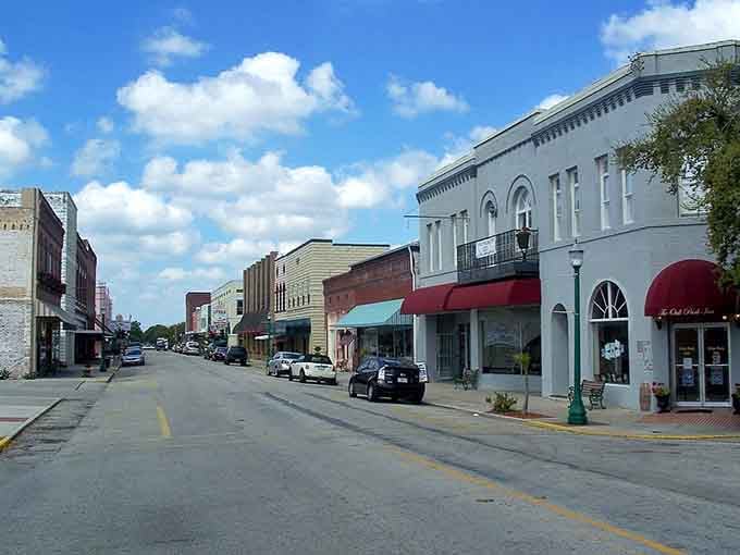 Wide streets and historic buildings stretch out, offering a charming view that invites you to explore the town&rsquo;s timeless appeal.