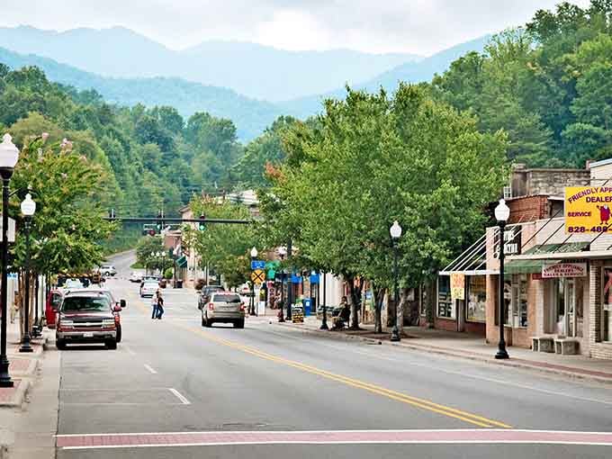 Mountains embrace this valley town like protective arms, creating a backdrop that never gets old no matter how often you visit.