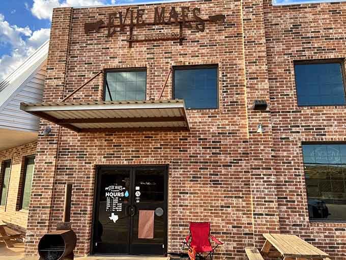 Evie Mae's brick fortress looks ready to defend its BBQ reputation – which is considerable for such a newcomer to the scene.