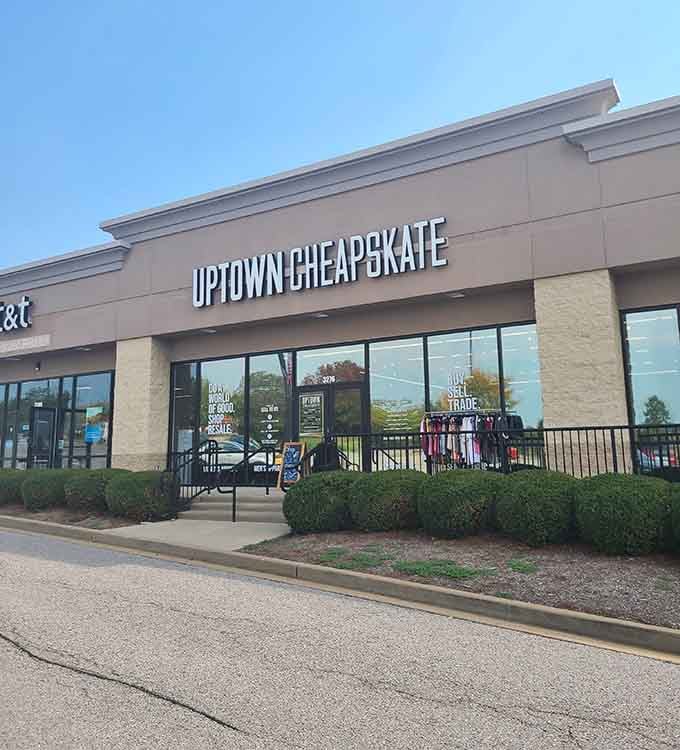 Clean lines and modern design prove that thrift shopping has evolved beyond dusty basements into stylish retail spaces.