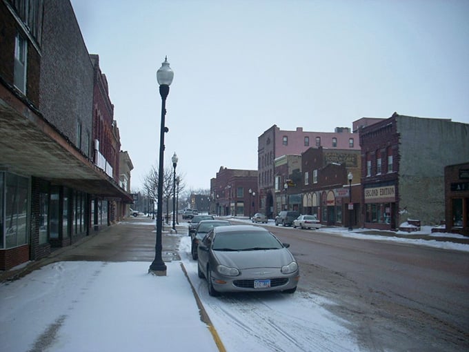Winter's quiet blanket transforms main street into a scene from every nostalgic holiday movie you've ever loved.