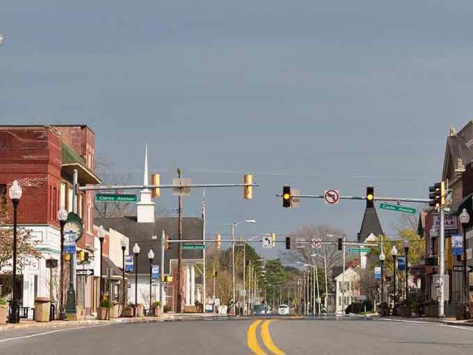 Wide empty streets stretch toward distant steeples, offering the kind of breathing room our grandparents took for granted.