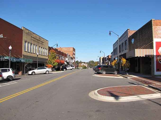 Classic Main Street charm meets clear blue skies&mdash;proof that the best discoveries aren't always on the interstate.