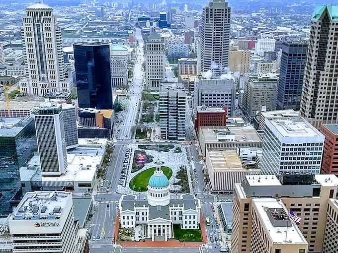 From above, the city spreads out like a well-planned quilt of neighborhoods, parks, and possibilities at surprisingly affordable prices.