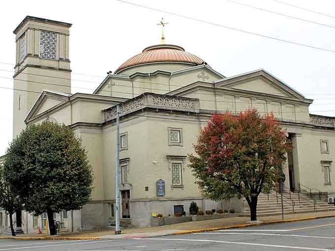 This beautiful domed church stands as a testament to Steubenville's rich architectural heritage and enduring community spirit.