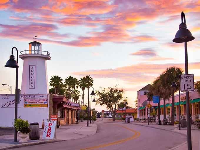 Golden hour paints this waterfront scene in colors so stunning you'll forget your camera can't capture what your heart feels.