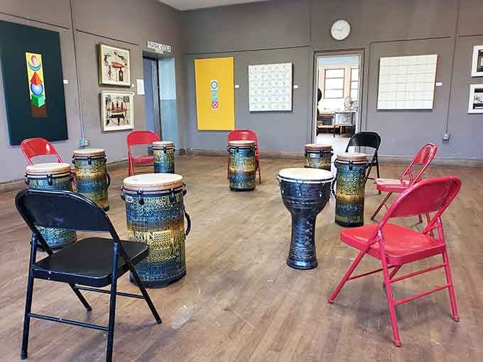 At 4 Elements Studio, creativity comes in percussion form. These colorful drums aren't just instruments&mdash;they're therapy for anyone who's ever wanted to make joyful noise.