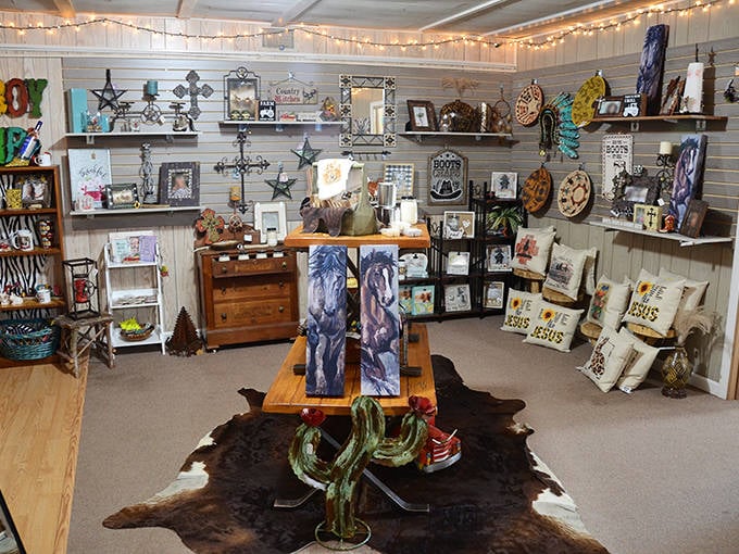 Angels & Outlaws Boutique displays a treasure trove of home d&eacute;cor where Western charm meets Midwestern sensibility in delightful harmony.