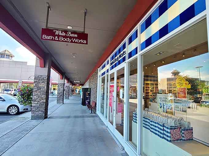 Bath & Body Works promises to make you smell infinitely better than the ocean air already does, somehow.