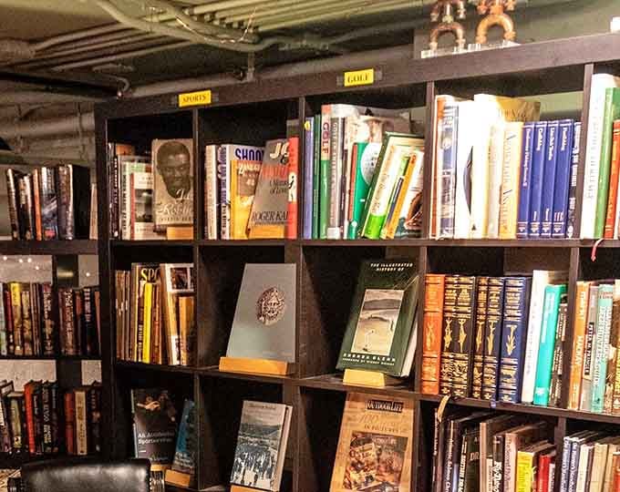 Sports enthusiasts will find plenty of reading material to pair with their prosecco.