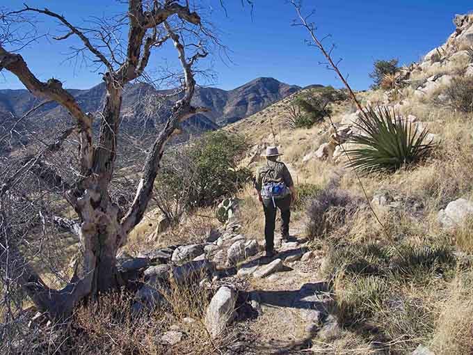 Desert trails beckon hikers seeking adventure that costs nothing but a little sweat and sunscreen application.