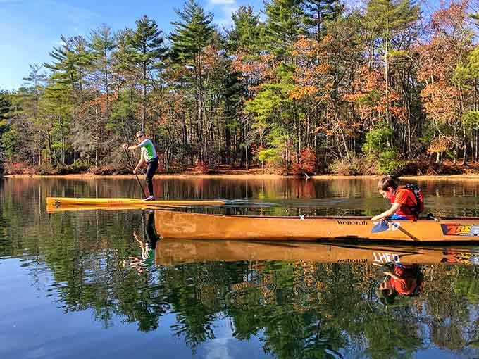 Fall paddling means double the foliage, half the crowds, and all the serenity you can handle.