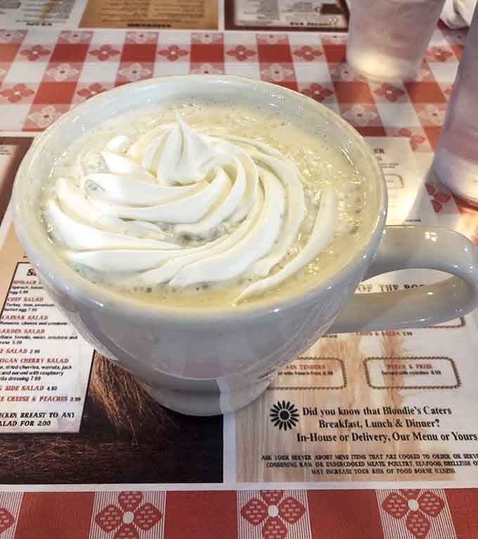 That whipped cream tower on your coffee drink is taller than some of the customers, and nobody's complaining about it.