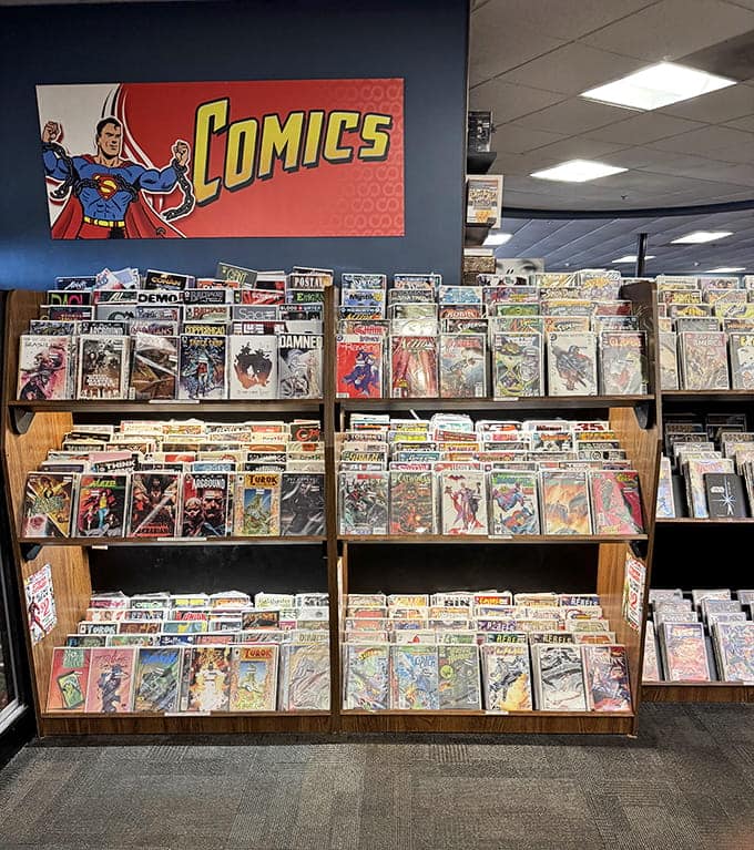 Comic book collectors will recognize this as dangerous territory where "just browsing" becomes serious business quickly.