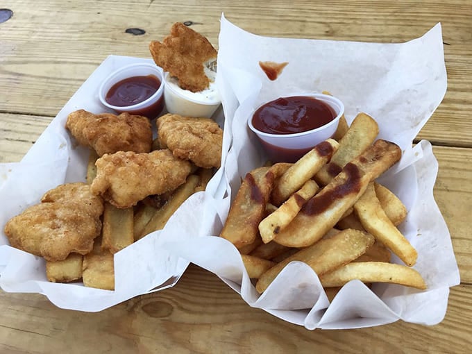 This is what winning looks like: crispy fish, perfect chips, and zero regrets about your life choices.