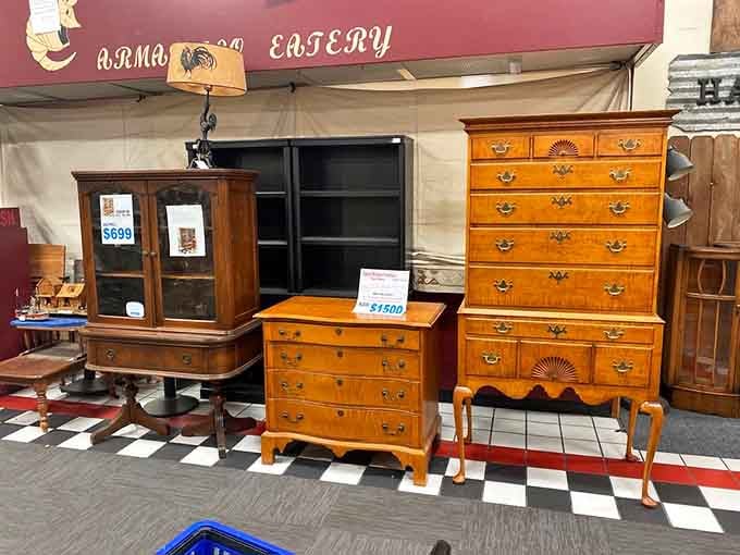 Solid wood furniture with real craftsmanship stands ready to anchor your home for another generation.