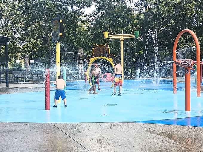 The splash park delivers summer fun without requiring you to take out a second mortgage.