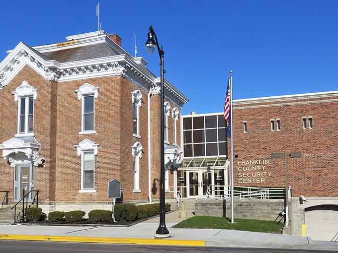 The Franklin County Security Center blends historic courthouse charm with modern functionality, proving old and new can coexist peacefully.