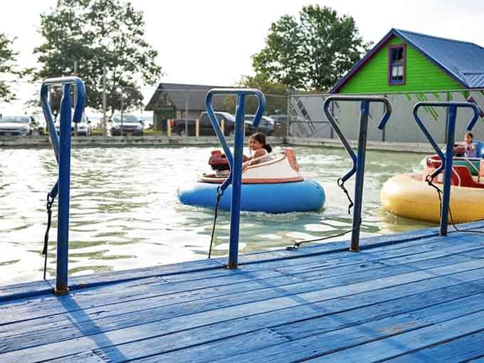 Bumper boats offer aquatic combat for those who prefer their revenge served wet, with the added bonus of cooling off.
