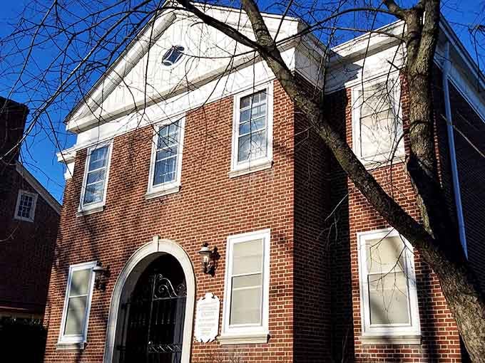 The Camden County Historical Society preserves local heritage in this handsome brick building, offering affordable educational opportunities for history-loving retirees.