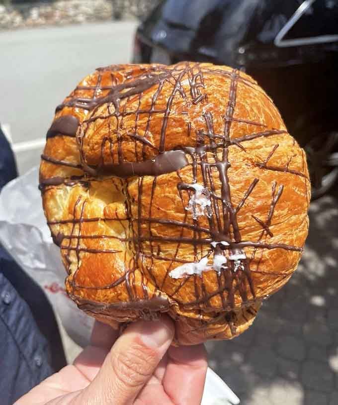 Golden, flaky, chocolate-filled perfection that makes you understand why the French take pastries so seriously.